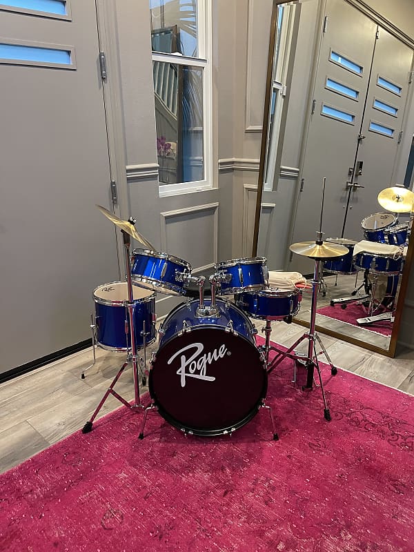 Rogue Junior Kicker 5-Piece Drum Set 2023 - Blue | Reverb