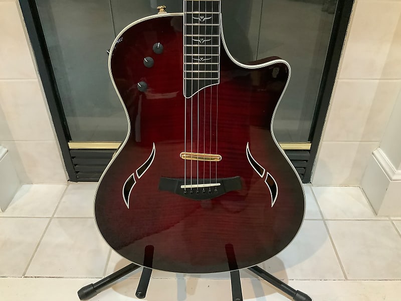 Taylor T5 C1 Custom Flame Maple Edgeburst | Reverb