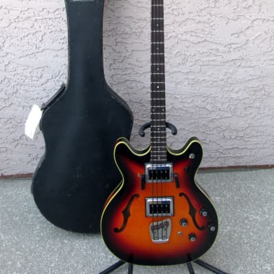 1966 Guild Jet-Star Bass Sunburst | Reverb