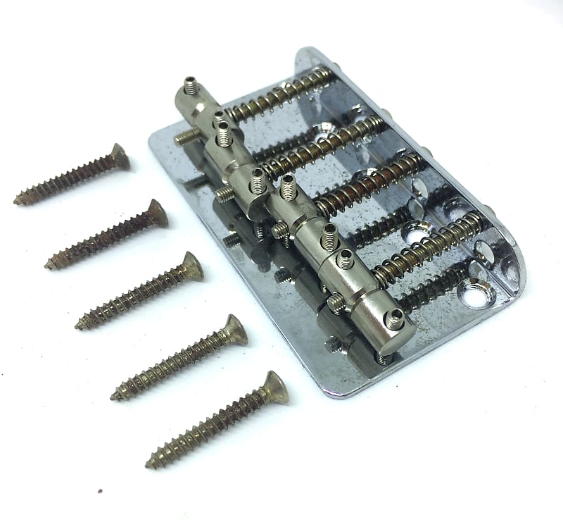 Light Aged Pure Vintage 70s Jazz and Precision Bass Bridge | Reverb