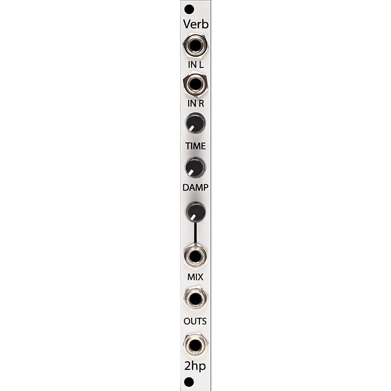 2hp Verb Eurorack Reverb Module (Silver) | Reverb