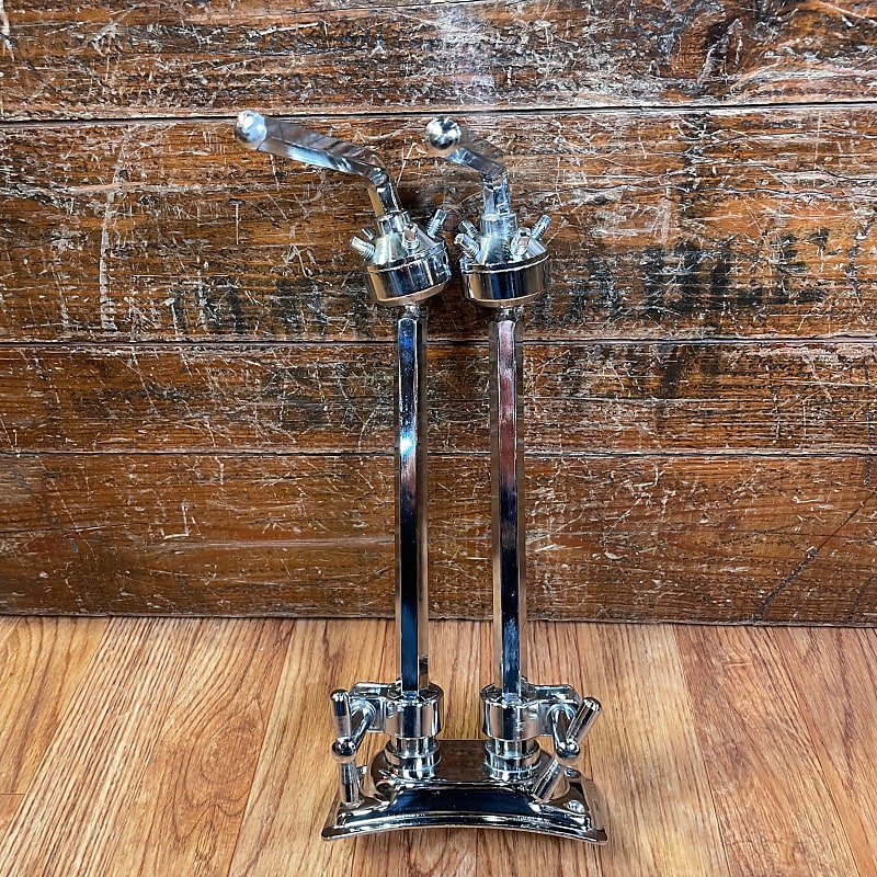 1970s Pearl 716 Double Tom Holder Bass Drum Mount w/ L-Arm | Reverb