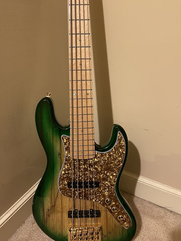 LEFTY Bass Mods Custom 5-String Bass (strung Righty):, 60% OFF