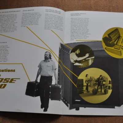 Bose vintage catalog booklet brochure. ca 1973 | Reverb