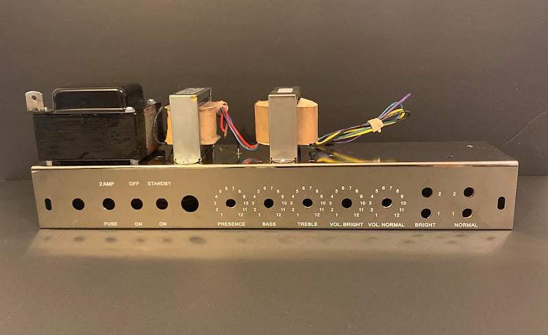 5F4 Tweed Style Chassis - Chrome | Reverb