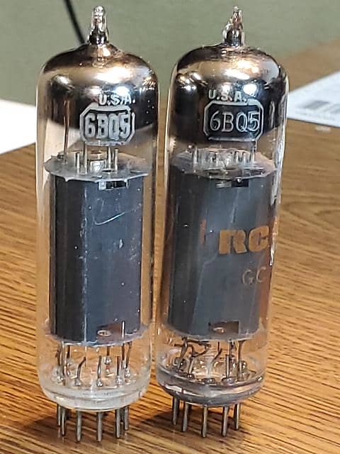 6BQ5/EL84 RCA MaxiMatcher2 matched pair (2) tube lot | Reverb