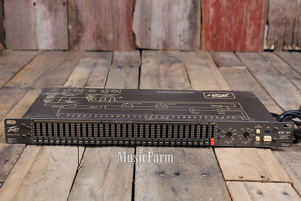 Peavey EQ31 Rack Mount Equalizer Single Channel 31 | Reverb Australia
