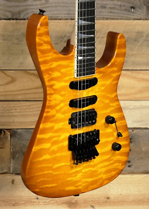 Jackson Custom Shop DK-Q HSS Electric Guitar Solar Burst w/ | Reverb