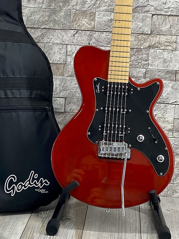 Godin SDxt Early 2000's - HSH Electric Guitar- Red with | Reverb