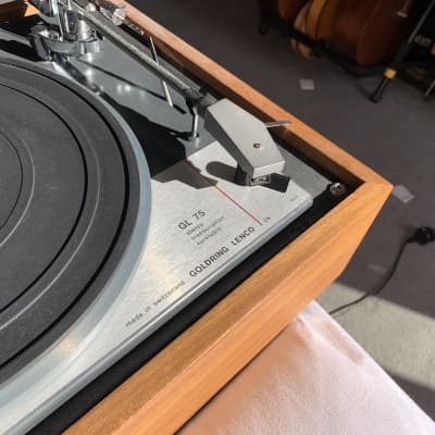 GL75 Goldring Lenco Turntable 1969 (Made in Switzerland; | Reverb