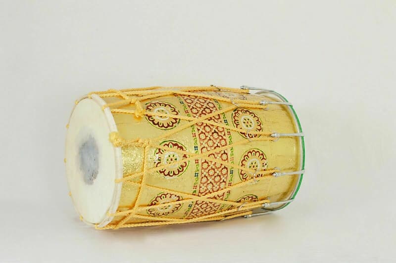 Naad Hand painted MeenaKari Work Mango Wood Punjabi Bhangra | Reverb