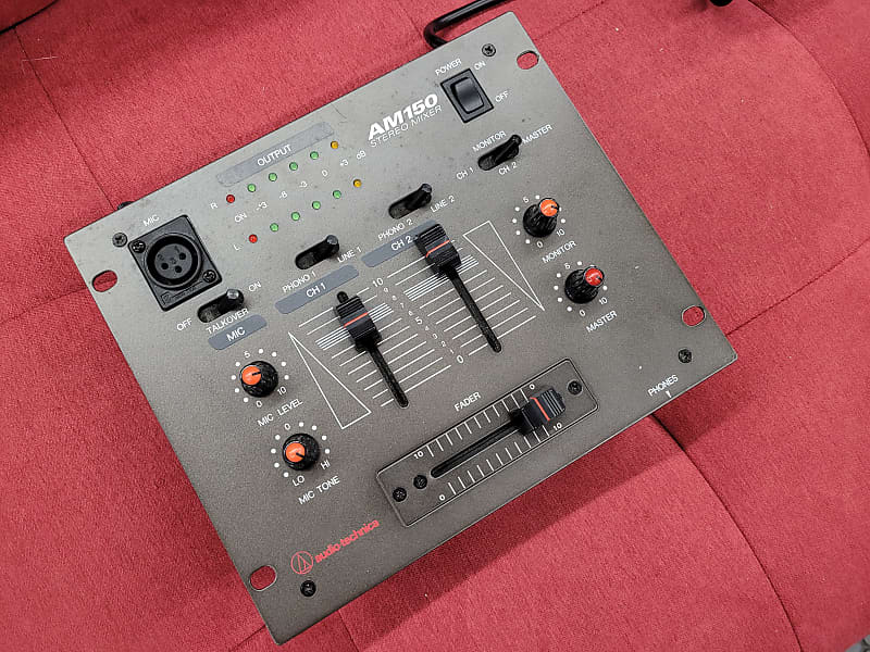 Audio-Technica AM150 Stero/DJ Mixer - Black | Reverb