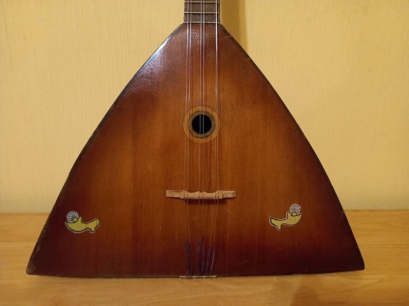Balalayka 6 String USSR Soviet Folk Instrument Balalaika | Reverb