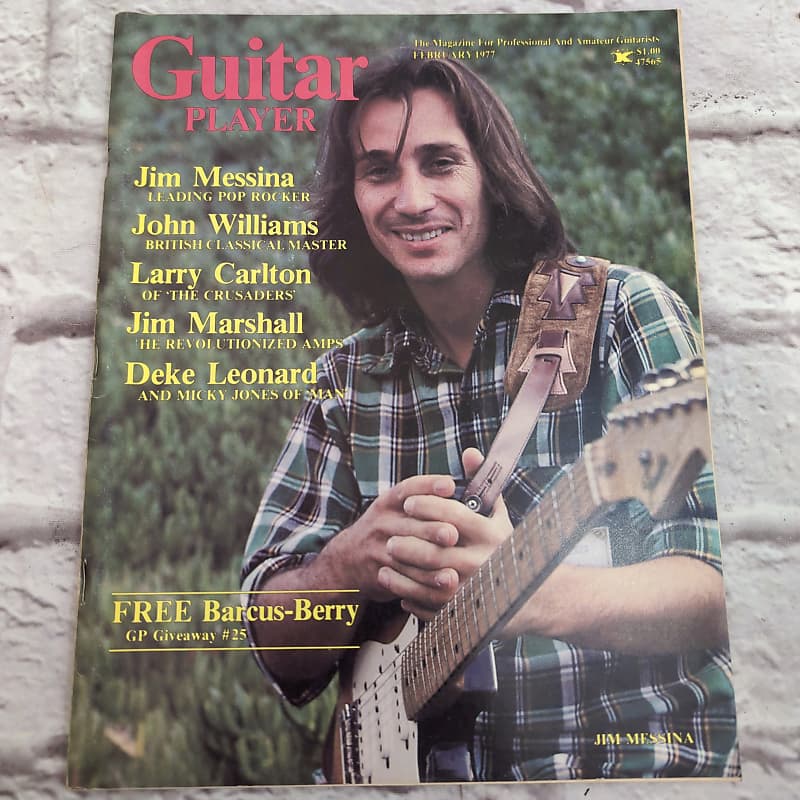 Guitar Player February 1977 Jim Messina Vintage Guitar | Reverb