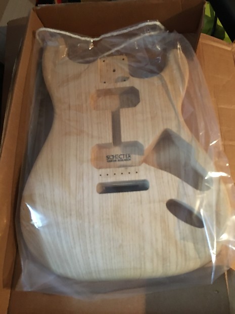 RARE Schecter USA Custom Shop Body Blank Strat Style Raw | Reverb