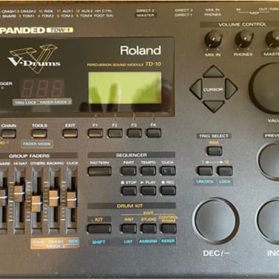 Roland TD-10 TDW-1 White V-Session Upgraded Drum Set | Reverb