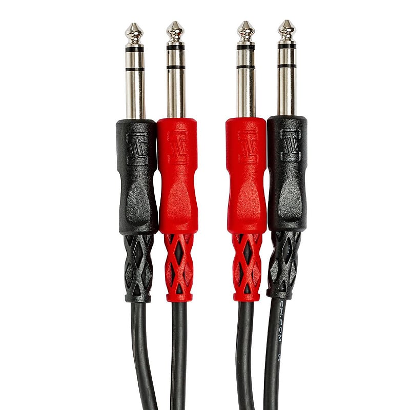 Hosa CSS201 CSS201 Dual 1/4" TRS Stereo Interconnect - 1 | Reverb