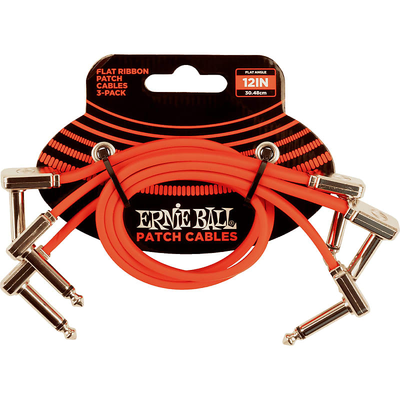 ERNIE BALL - 6403 PACK 3 CABLES PATCH | Reverb UK