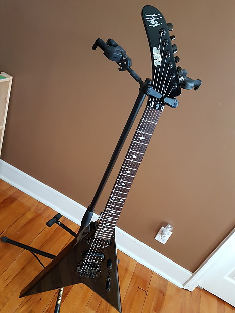 ESP KK Standard Mahogany Custom V Black | Reverb
