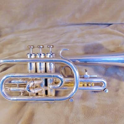 Getzen 300 Series Silver Plated Cornet – Excellent Condition | Reverb