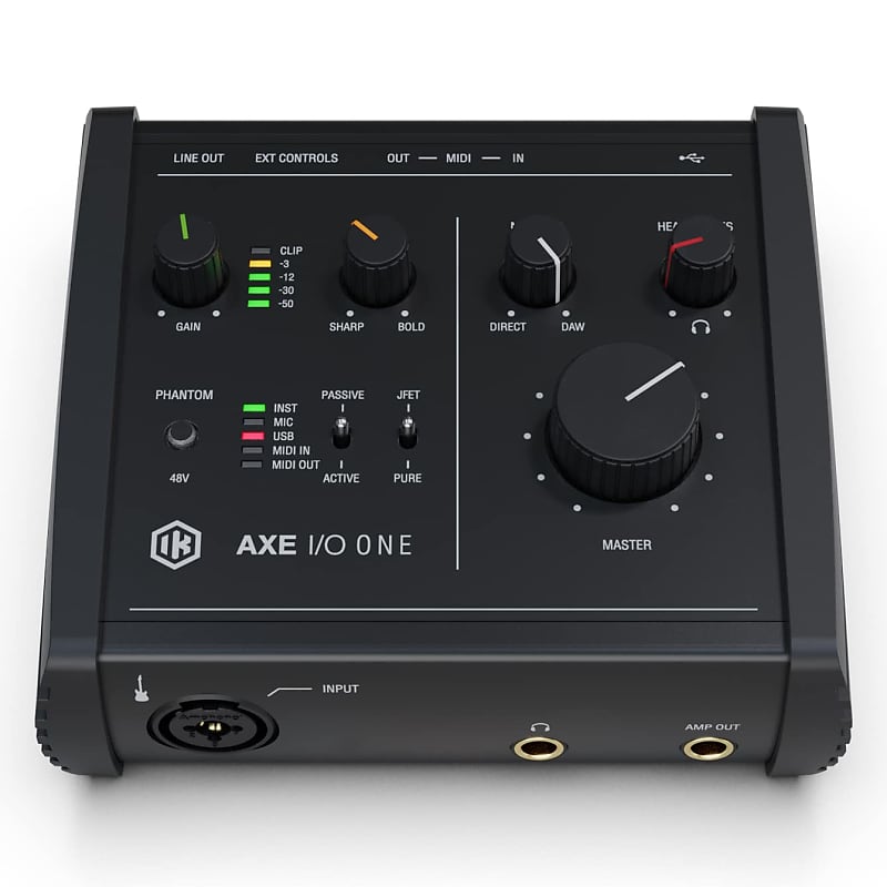 IK Multimedia AXE I/O ONE, Compact USB audio interface with | Reverb