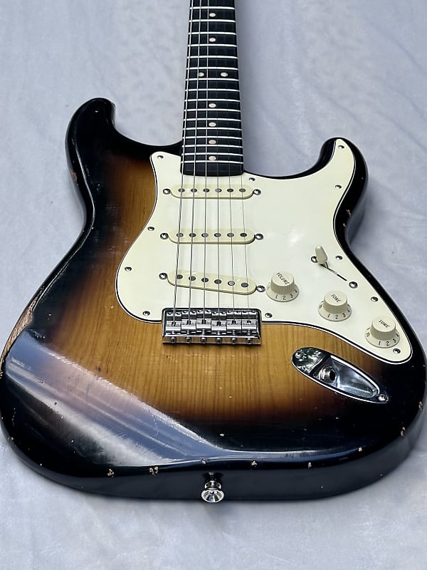 Stratocaster Custom Masterbuild - 2 Tone Sunburst Relic ( w/ | Reverb
