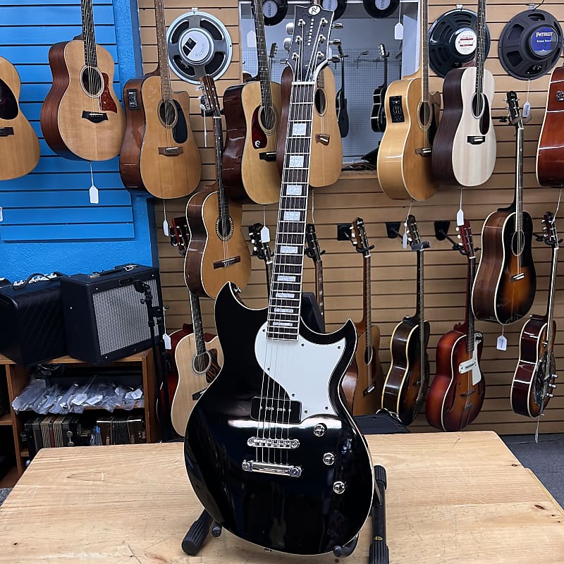 Reverend Sensei Jr. Electric Guitar (Midnight Black) | Reverb