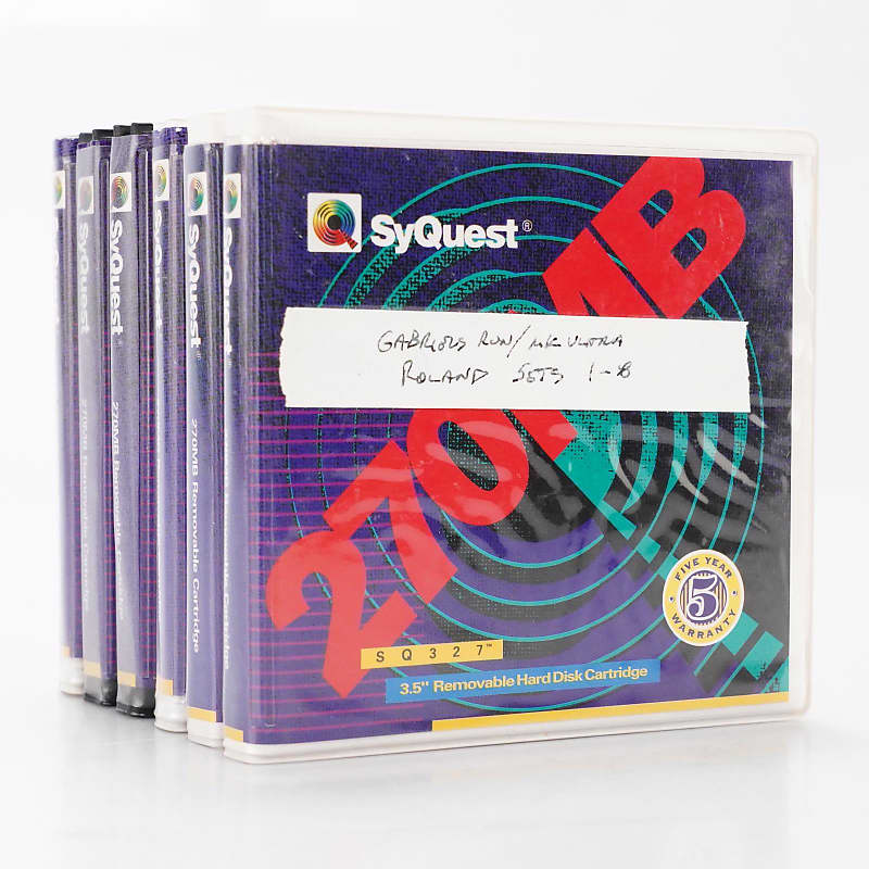6 SyQuest 270MB 3.5" Removable Hard Disk Cartridges Don Davis | Reverb
