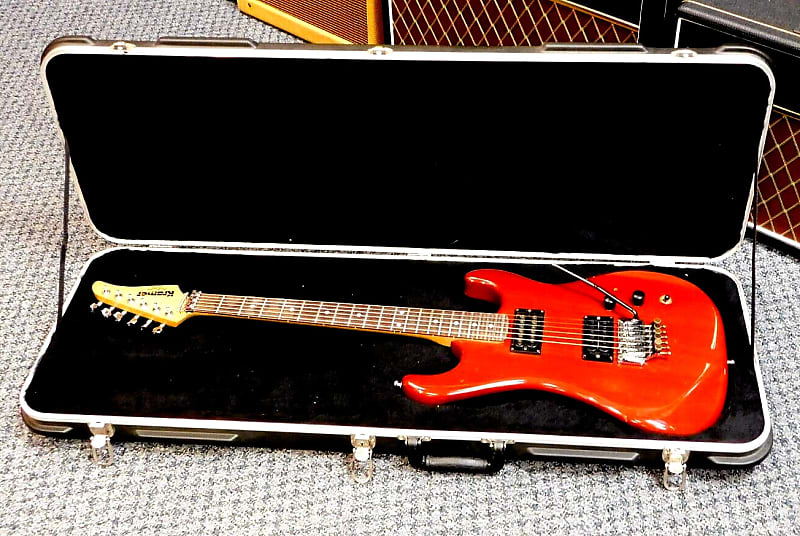 Vintage 1982 Kramer Pacer Imperial Electric Guitar! Trans Red | Reverb