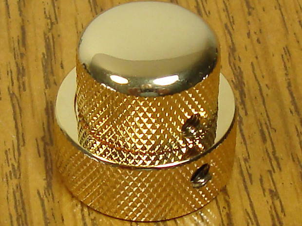 NEW Concentric Stacked KNOB Fender Strat Tele Bass Gold Fits | Reverb