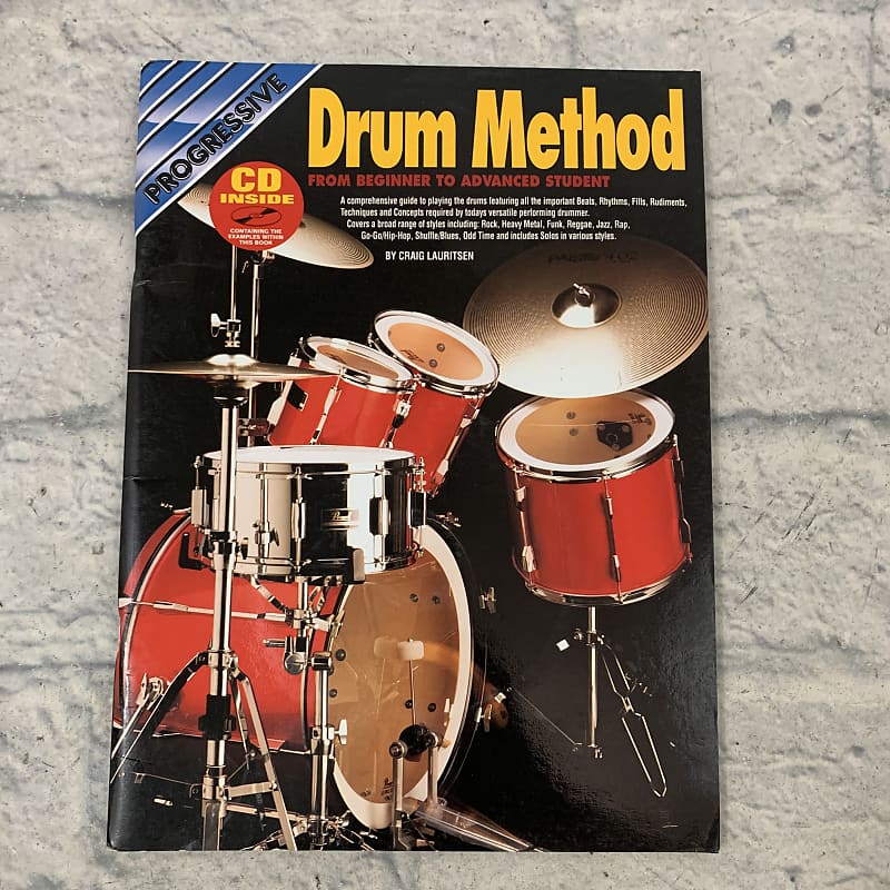 Progressive Drum Method From Beginner to Advanced Book with | Reverb