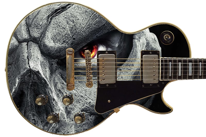 Sticka Steves Guitar Skin Axe Wrap Re-skin Vinyl DIY The | Reverb UK