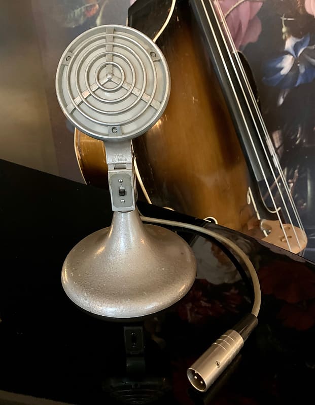 Beautiful vintage Philips EL 6030 Microphone, 1950's | Reverb