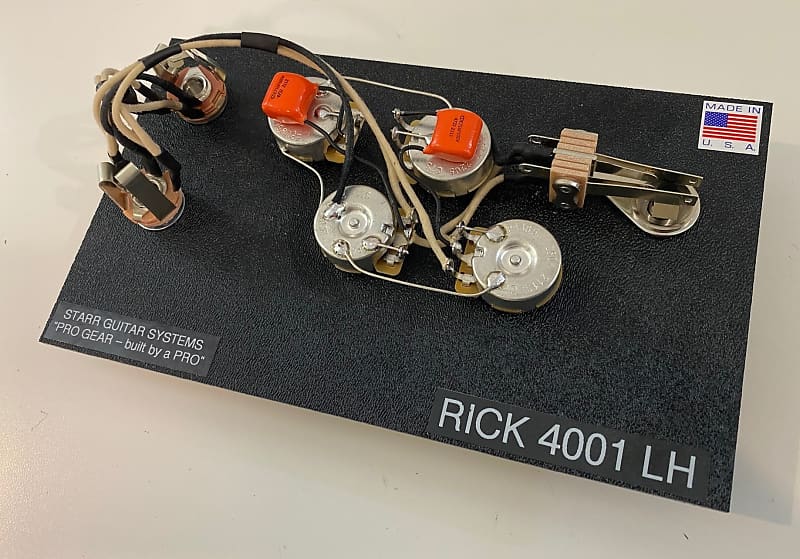 Rickenbacker 4001 LEFT HAND Bass Wiring Harness by Starr | Reverb
