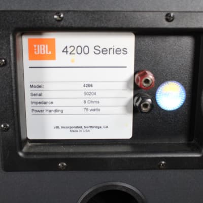 JBL 4206 Passive Studio Monitors | Reverb