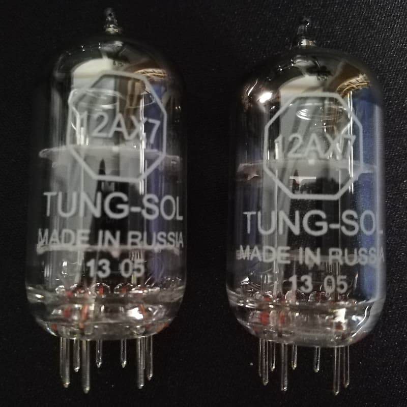 2x TUNG-SOL 12AX7 ECC83 Preamp Tubes Valves - MINT | Reverb