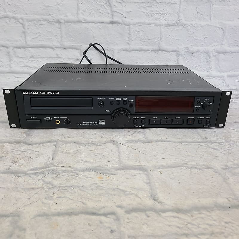 Tascam CD-RW750 Rackmount Compact Disc Recorder | Reverb