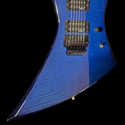 Jackson Kelly PS6T Performer - Trans Blue Flame - MIJ - Made | Reverb