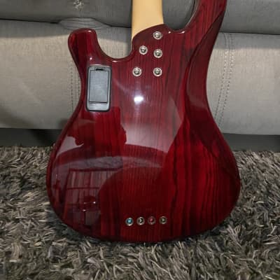 Schecter Diamond Series Stargazer Bass 2000s - Crimson Ghost | Reverb