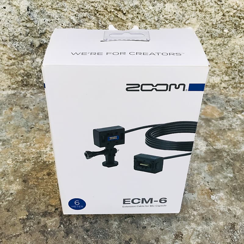 Zoom ECM-6 Extension Cable for Zoom Microphone Capsules 6 mt | Reverb