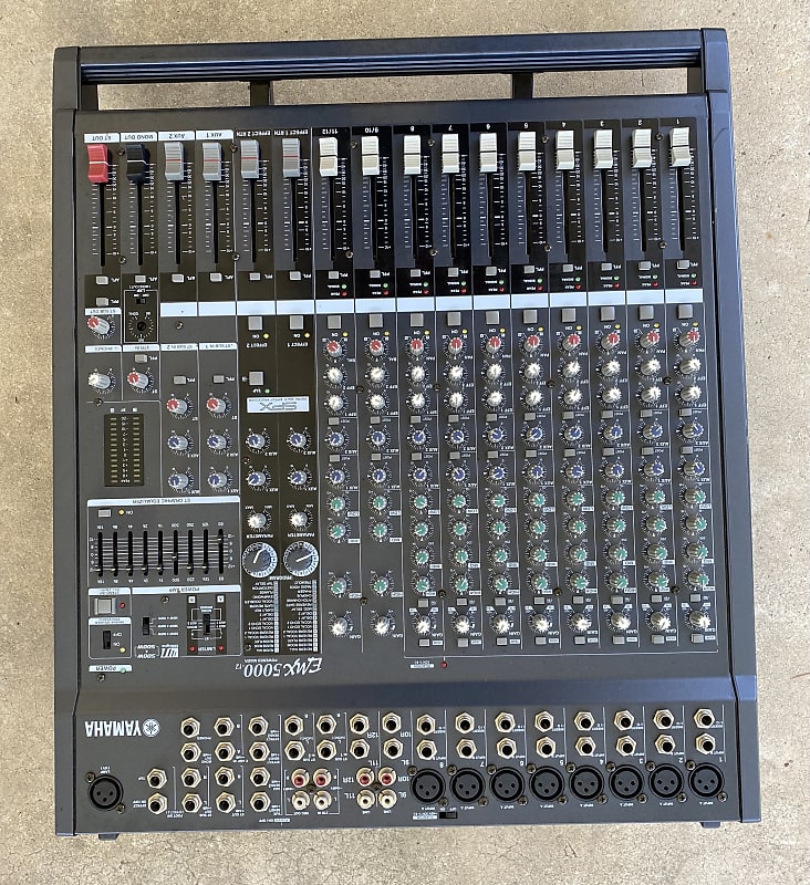 Yamaha EMX5000-12 Powered Mixer 12 Channels PA Head Compact | Reverb