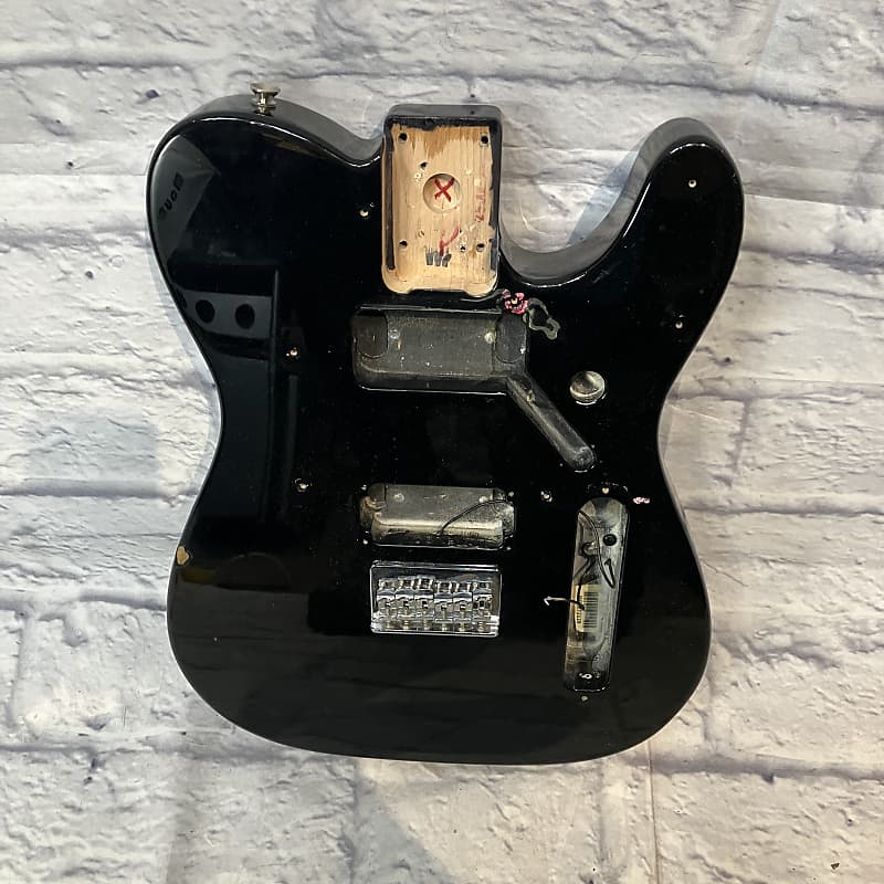 Fender Blacktop Telecaster HH Body Black | Reverb
