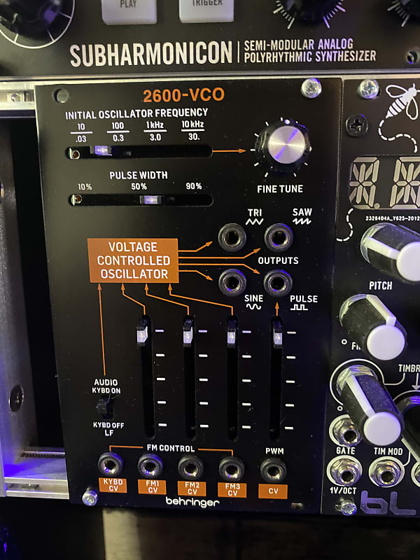 Behringer 2600 Analog VCO Module Eurorack Black | Reverb
