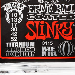 Ernie Ball 3115 Coated Skinny Top Heavy Bottom Slinky | Reverb
