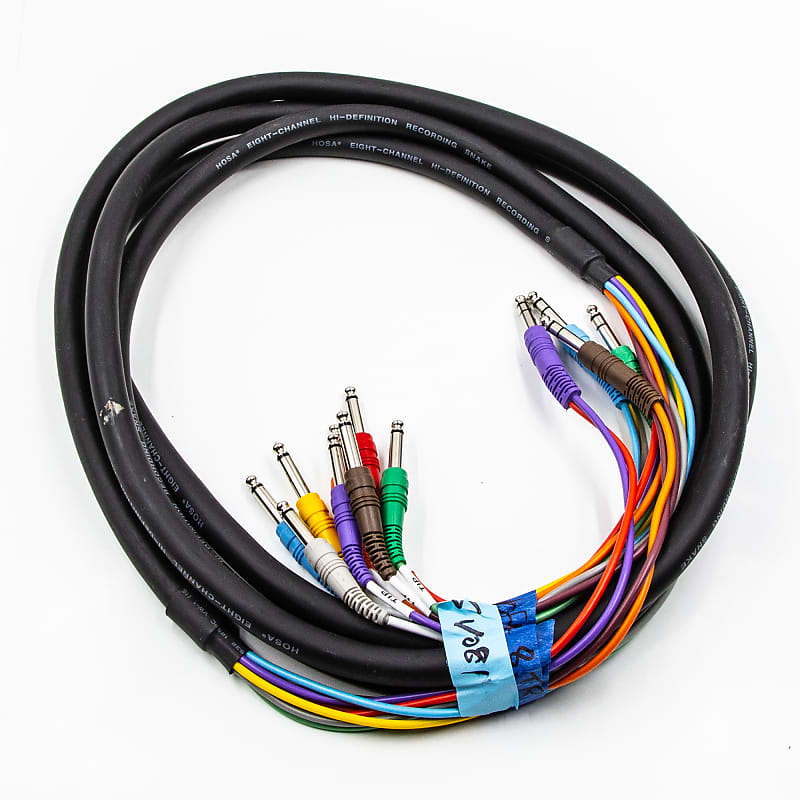 8TR to 4TRS - 10 Ft. - 8 Channel Cable Snake Owned by Jay | Reverb UK