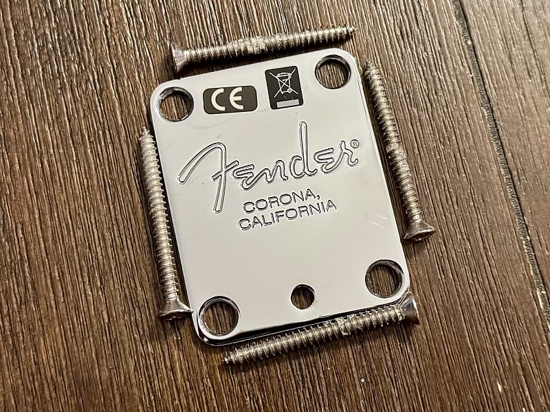 Fender American Standard Tele NECK PLATE 2016 - Chrome | Reverb