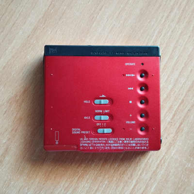 Sony Walkman Portable Mini Disc Player MZ E75 Red Confirmed | Reverb