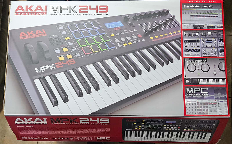 AKAI MPK249 MIDI KEYBOARD CONTROLLER - Previously Owned - (AW | Reverb