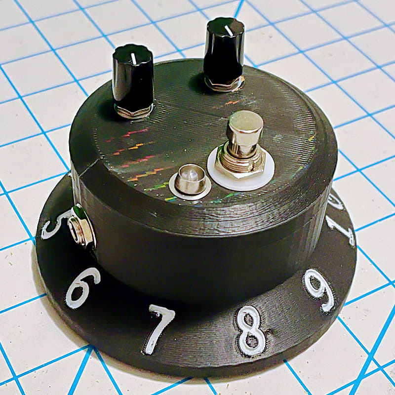 Circuitous FX Knob Face 2024 - Black w/ Green Numbering | Reverb
