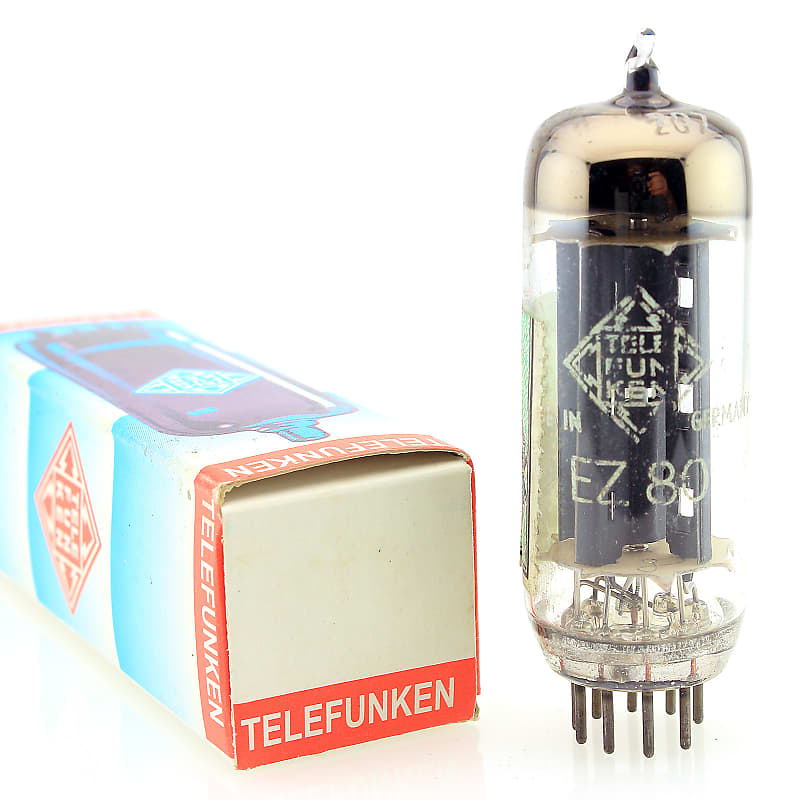 TELEFUNKEN EZ80 6V4 VACUUM TUBE | Reverb